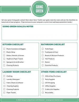 Going Green & Living Clean Workbook – Limited Time Offer – Simply ...